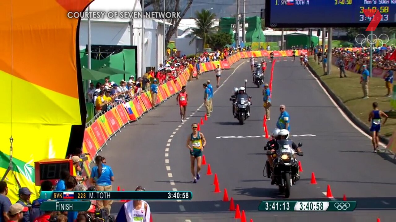 Rio 2016: Australia's Jared Tallent takes silver in the men's 50km walk ...