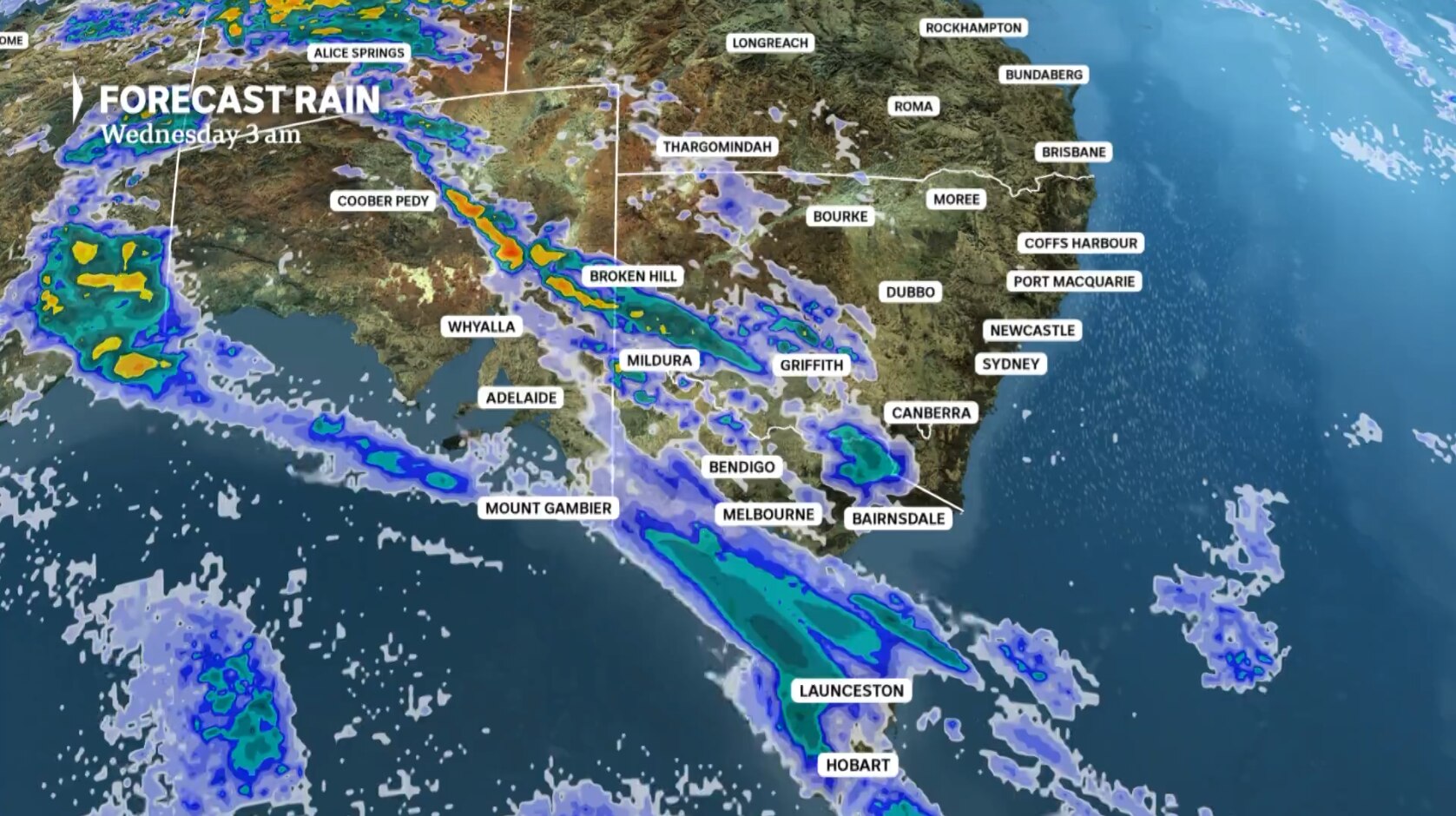 Broad rainband - ABC News