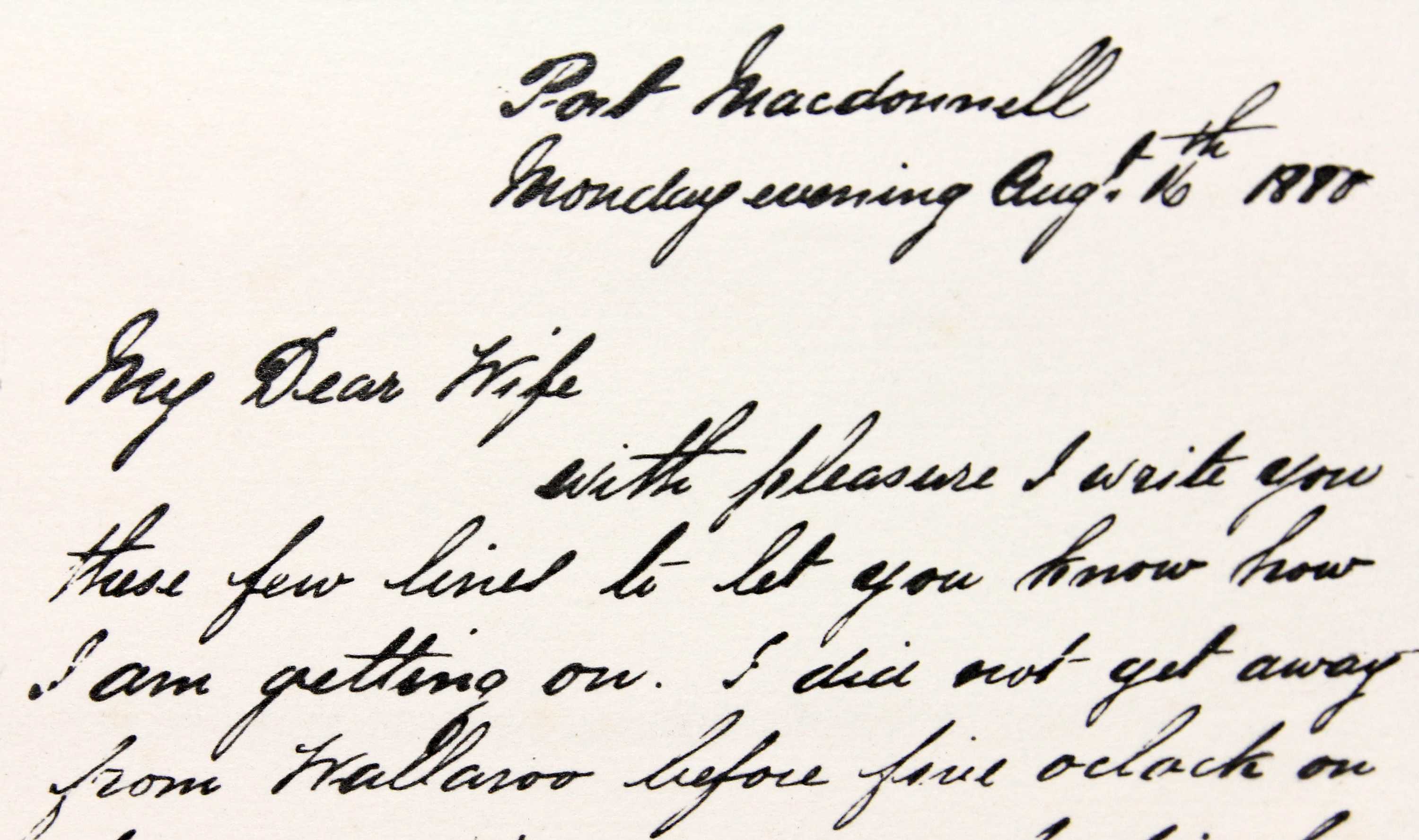 The last letter: Captain's final words before being lost at sea in 1880 ...