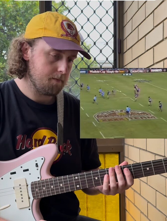 Joe Fallon found a niche playing guitar over iconic and sporting ...