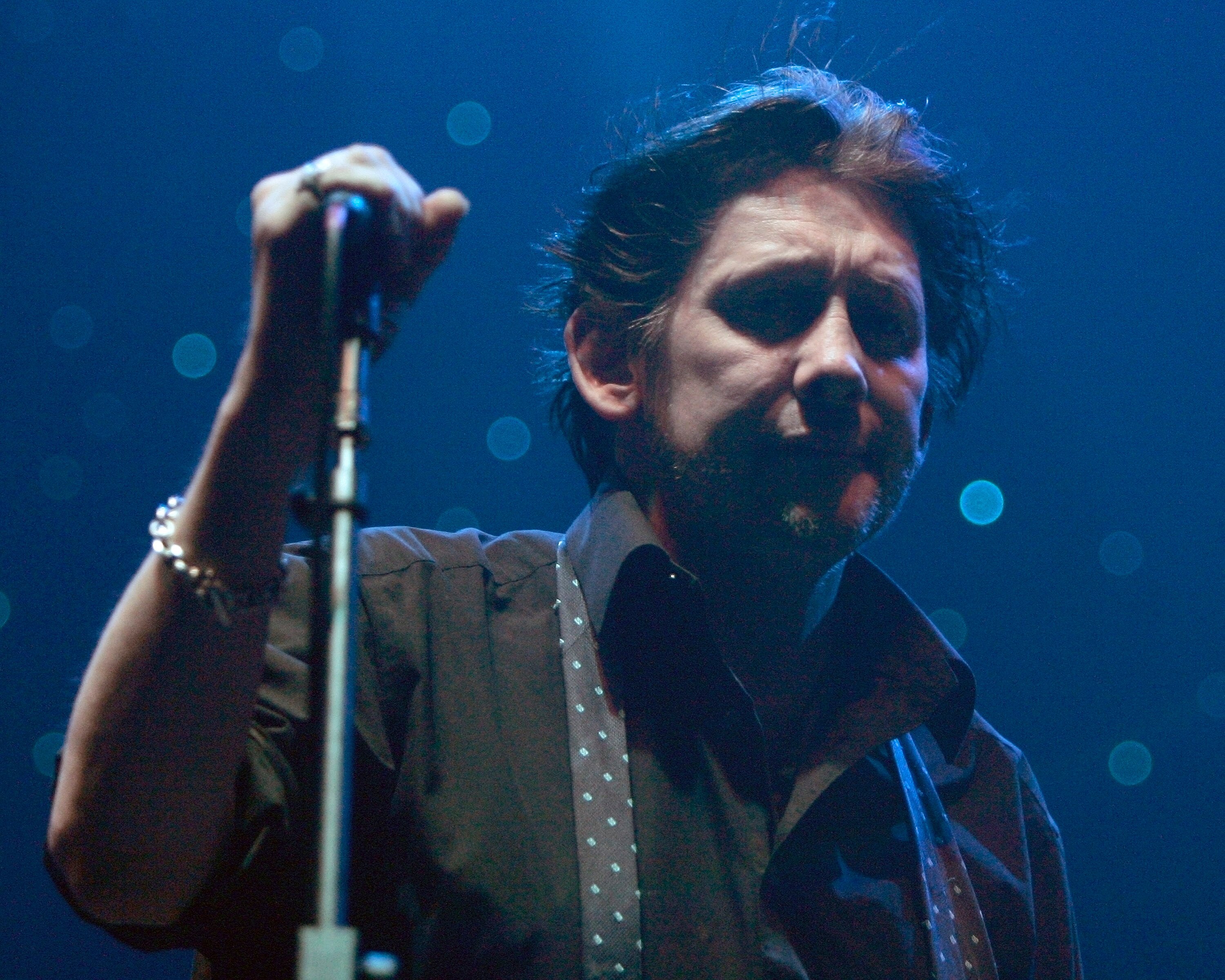 Shane MacGowan, hard-drinking frontman of Irish punk band The Pogues ...
