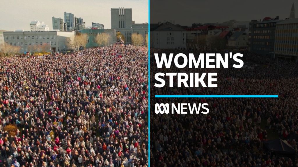 Icelandic women strike for 24 hours over gender inequality - ABC News