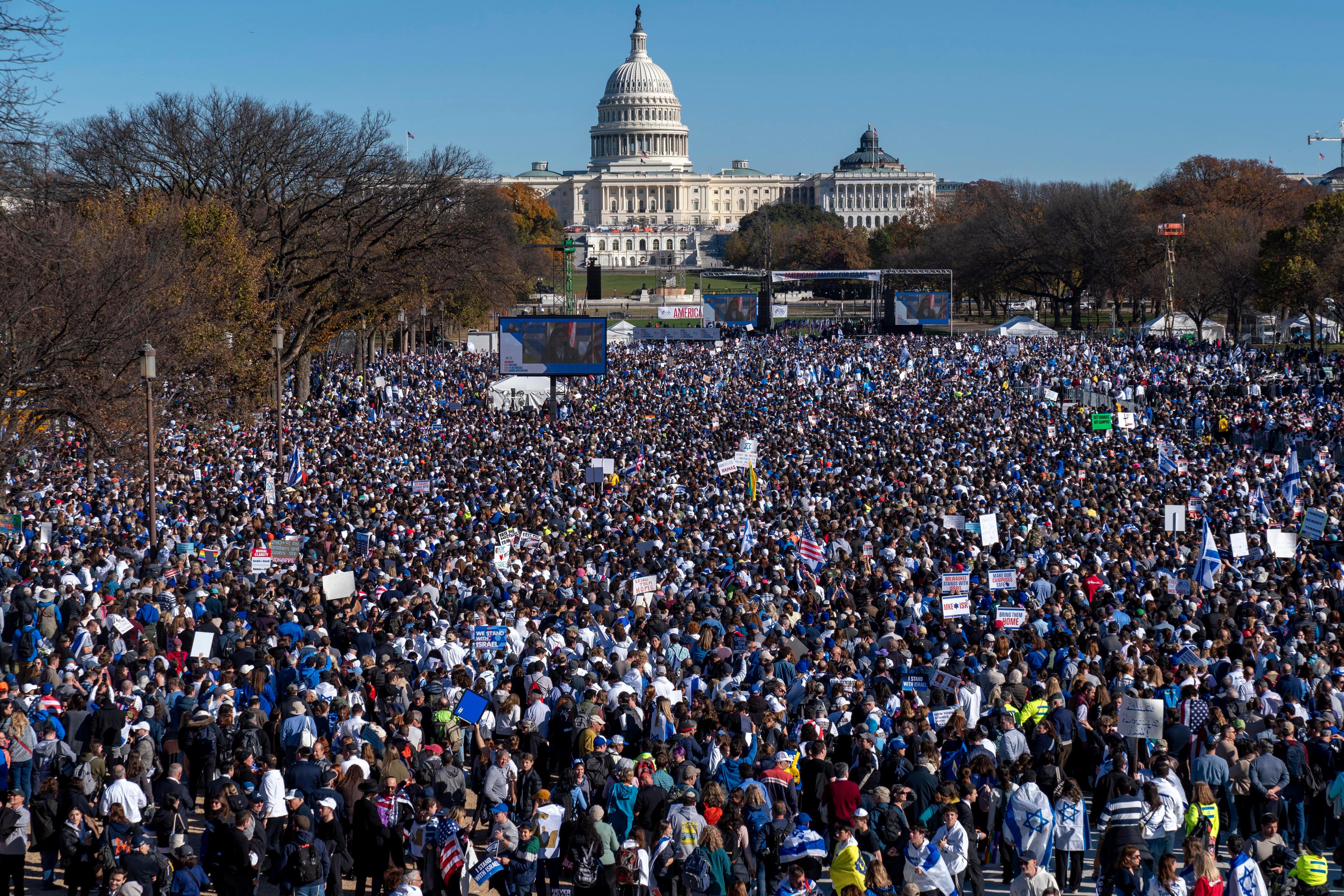 Massive pro-Israel rally in Washington DC - ABC listen