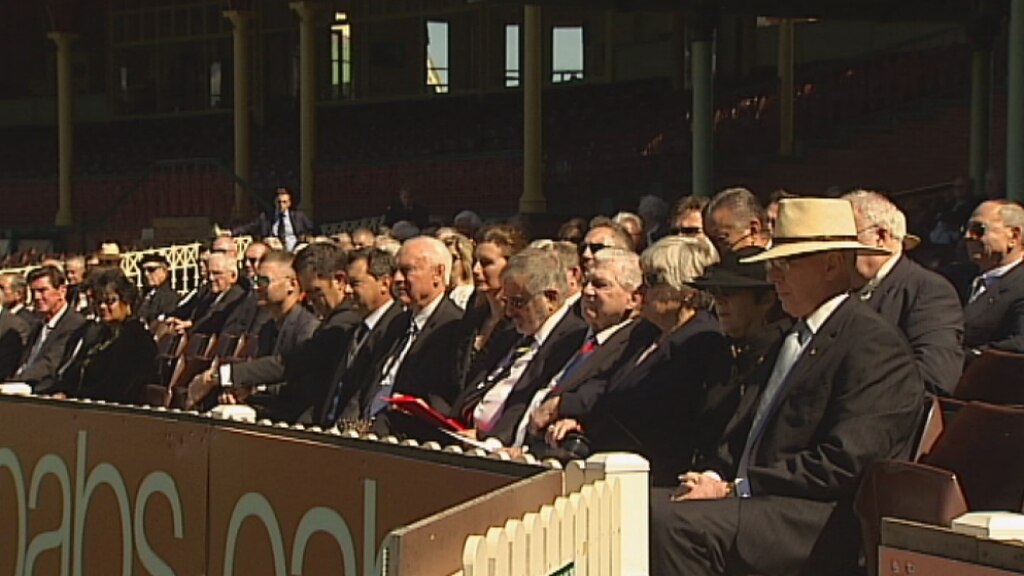 Arthur Morris, Australian cricket great, farewelled at Sydney Cricket ...
