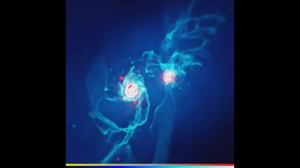 Simulation shows Andromeda and Milky Way colliding - ABC News