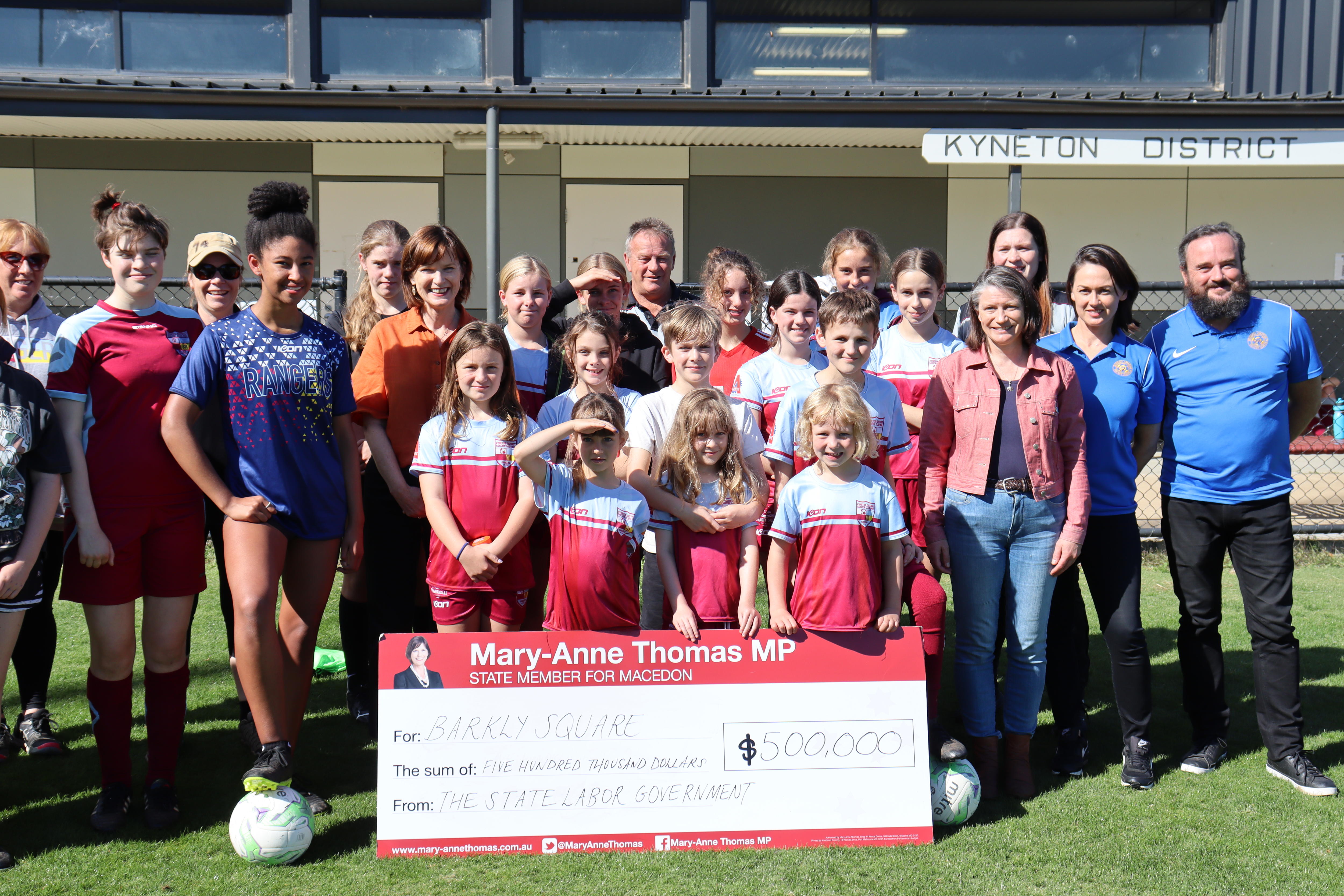 Kyneton District Soccer Club gets funds for new pitch, three years ...