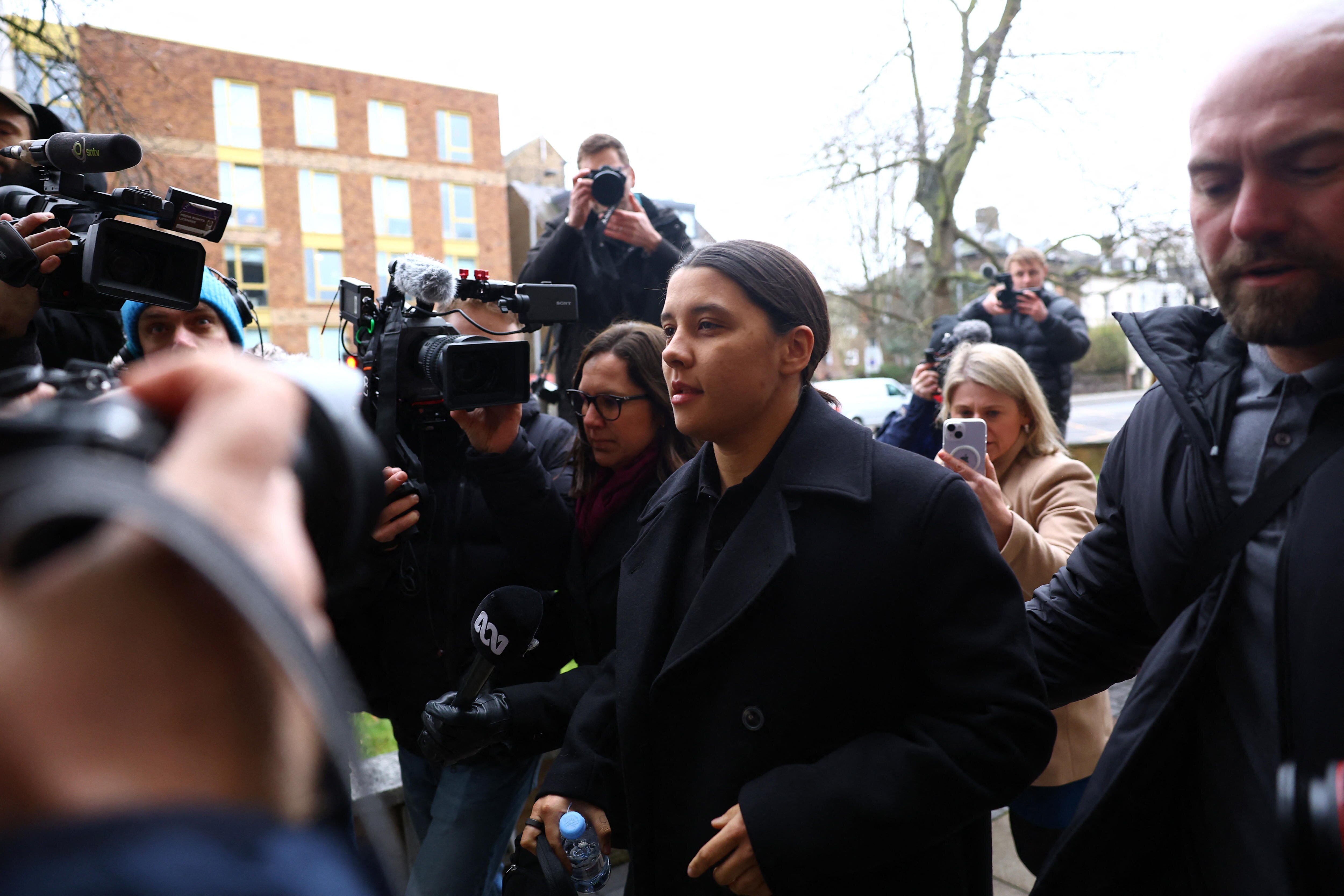 Sam Kerr's trial on charges of racially aggravated harassment of a ...