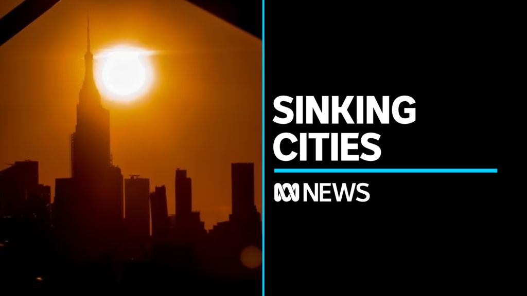 Rising sea and heavy buildings causing Manhattan to sink, study finds ...