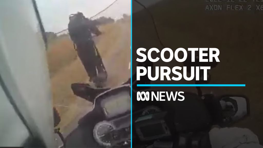 E-scooter rider jailed after high-speed police chase - ABC News