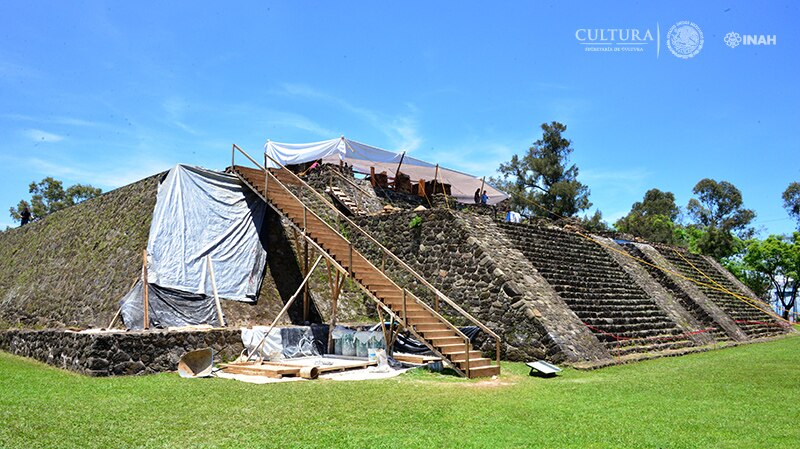 Ancient temple revealed at Mexican pyramid after damage from 2017 ...