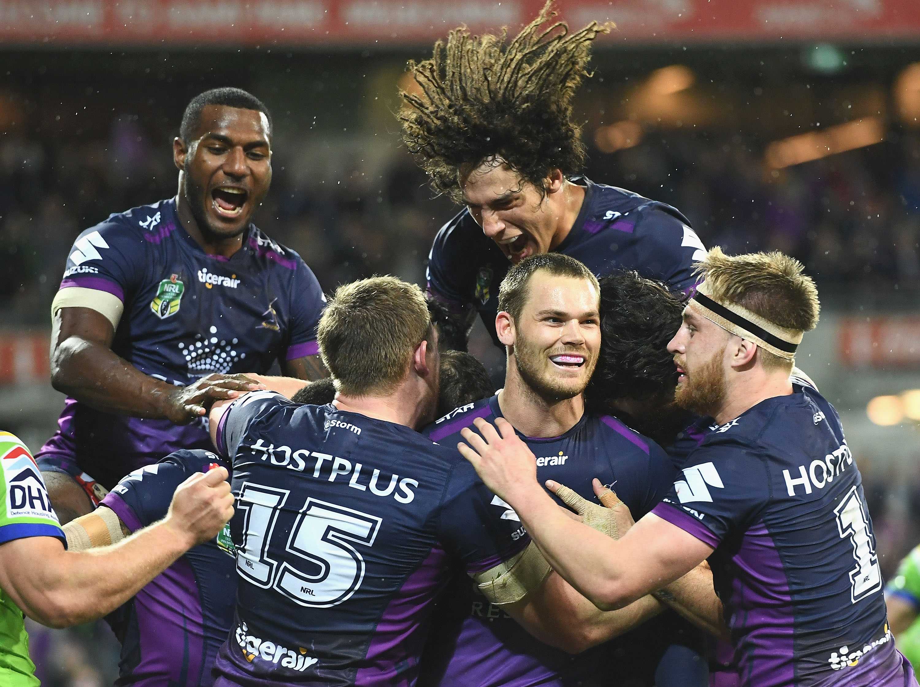 Melbourne Storm reach NRL grand final with 14-12 win over Canberra ...