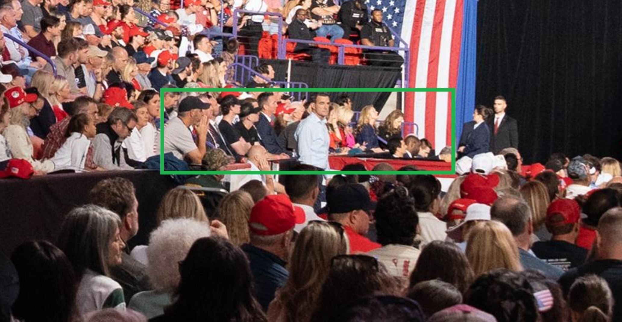 Alt-right media, Secret Service and that orange vest. Explore the faces ...