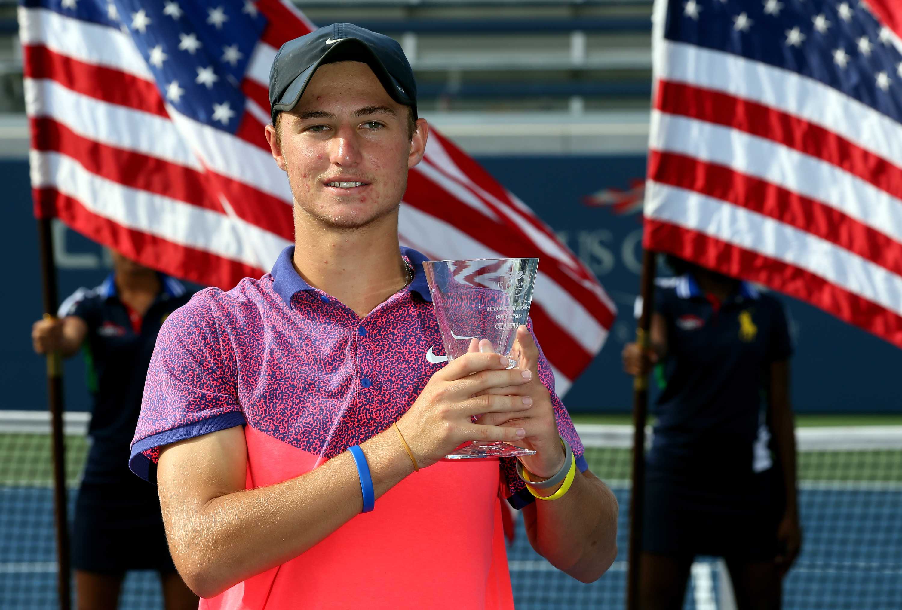 Australian teen Omar Jasika wins US Open boys' singles and doubles ...