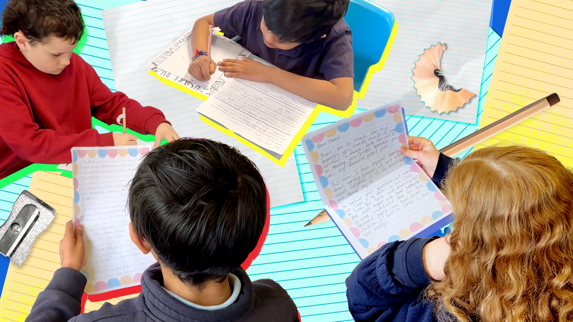 Pencil Pals - Behind The News