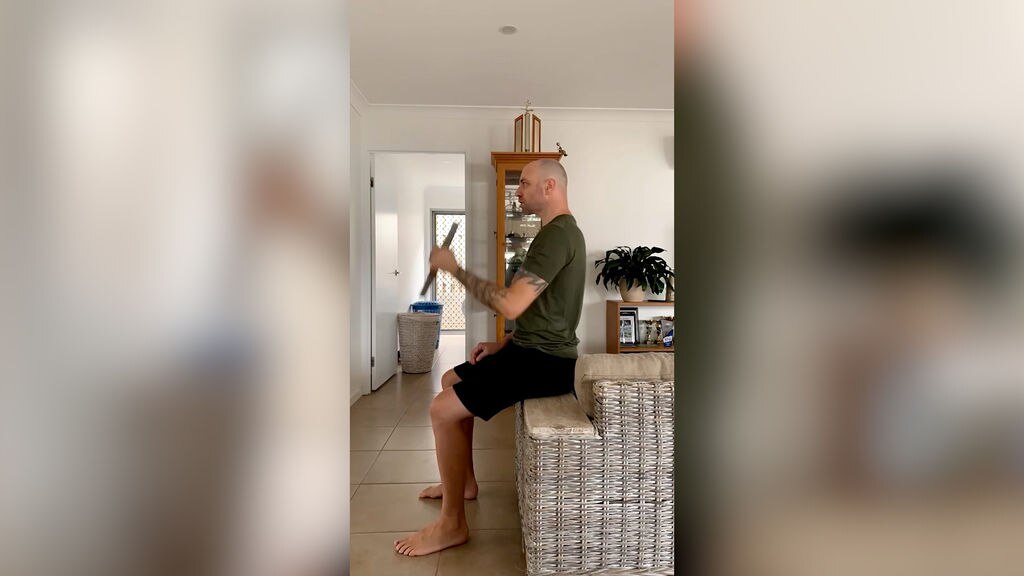 Sean Gardner works through his rehabilitation - ABC News