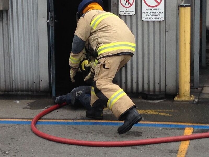 Firefighters face rapid weight loss and overheating while battling ...