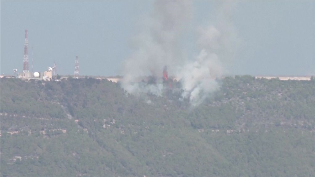 A view of the Israel-Lebanon border as seen from Israel. - ABC News