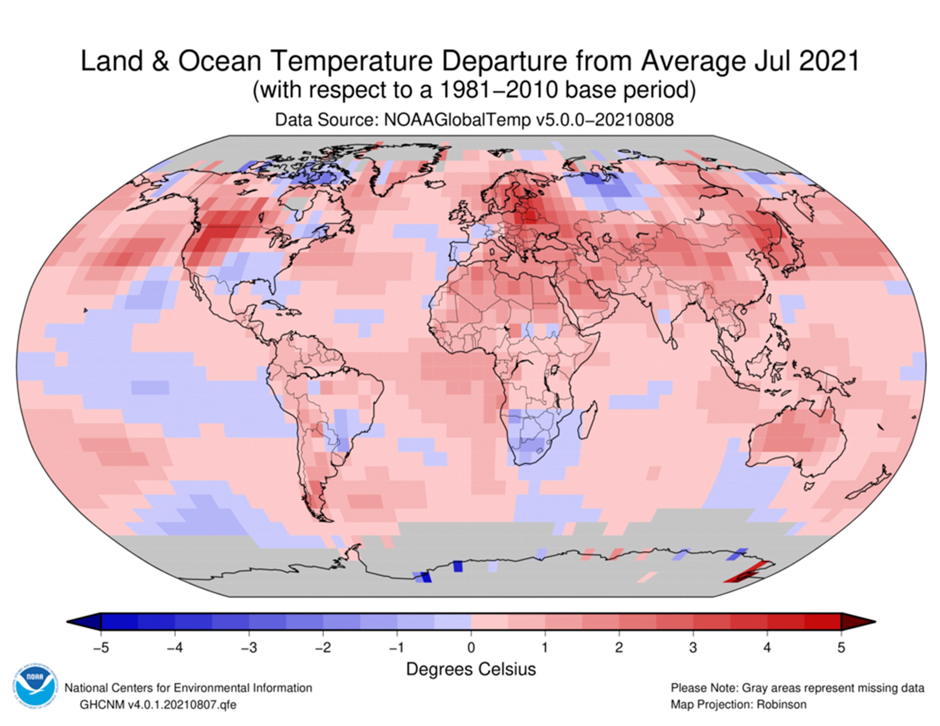 July was the world's hottest month on record, NOAA scientists say - ABC ...