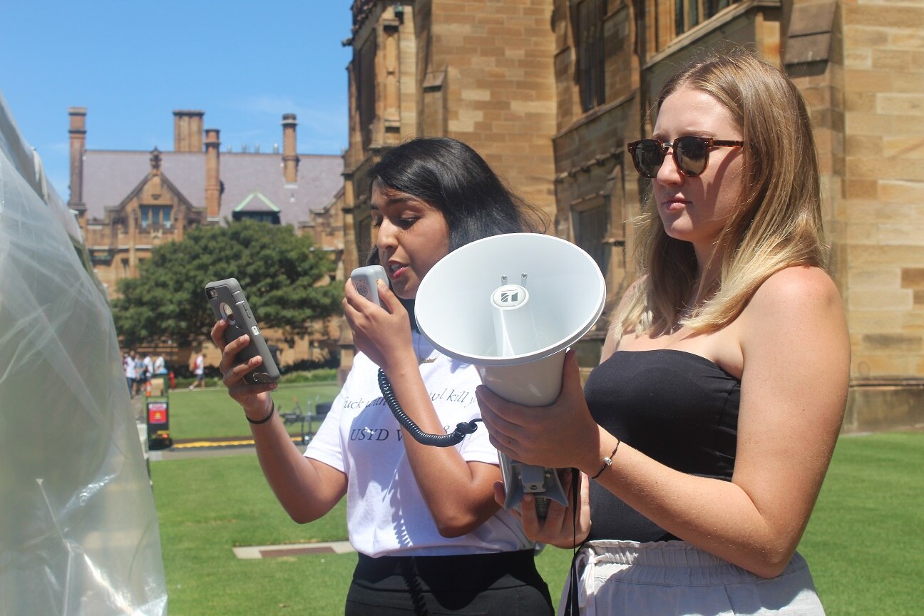 Students protest at Sydney University calling for sexual assault to ...