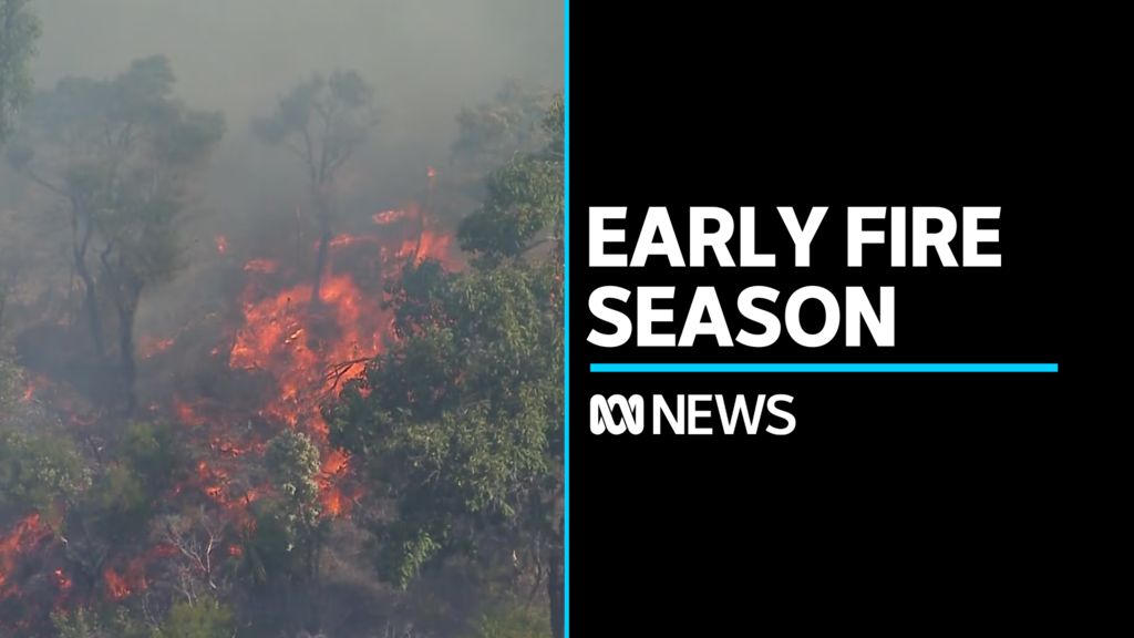QLD firefighters battle four major blazes early in bushfire season ...
