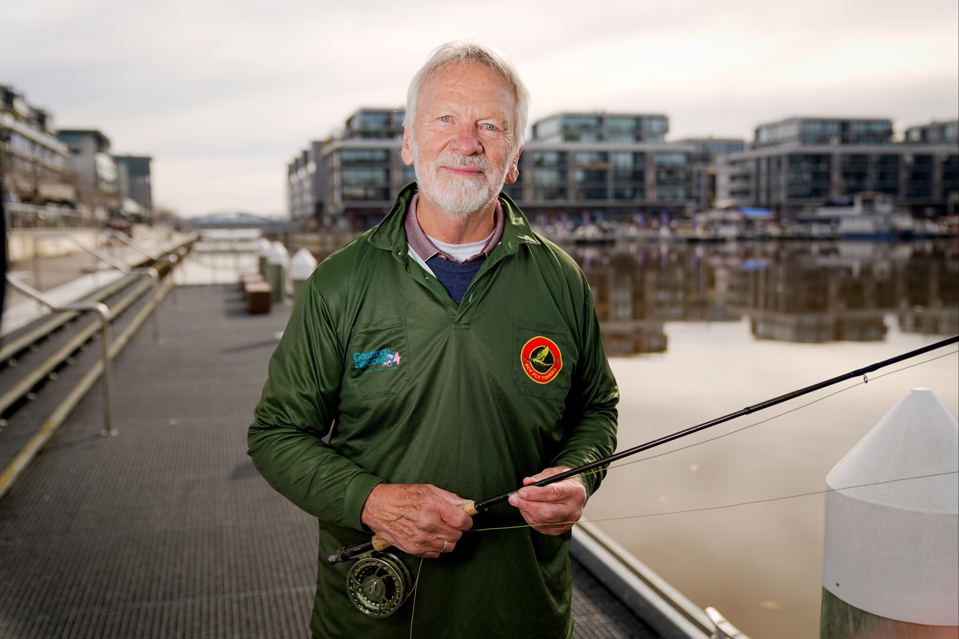 Nick is utilising his fly fishing skills for breast cancer recovery ...