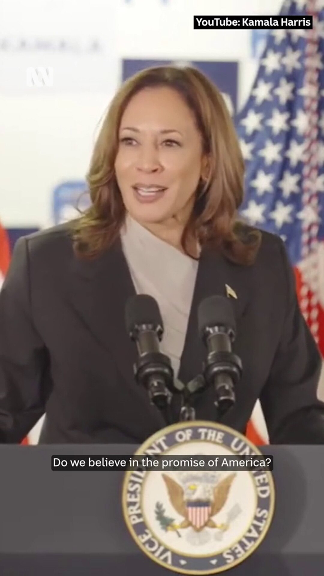 Kamala Harris tells supporters 'when we fight, we win' - ABC News