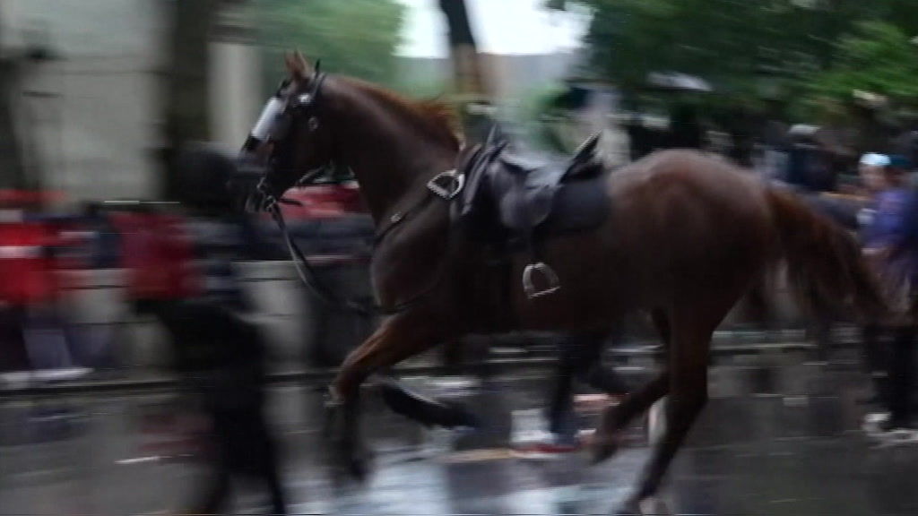 UK Black Lives Matter and far-right protesters clash with each other ...