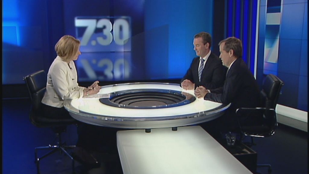 Bill Shorten and Christopher Pyne describe differences in education ...