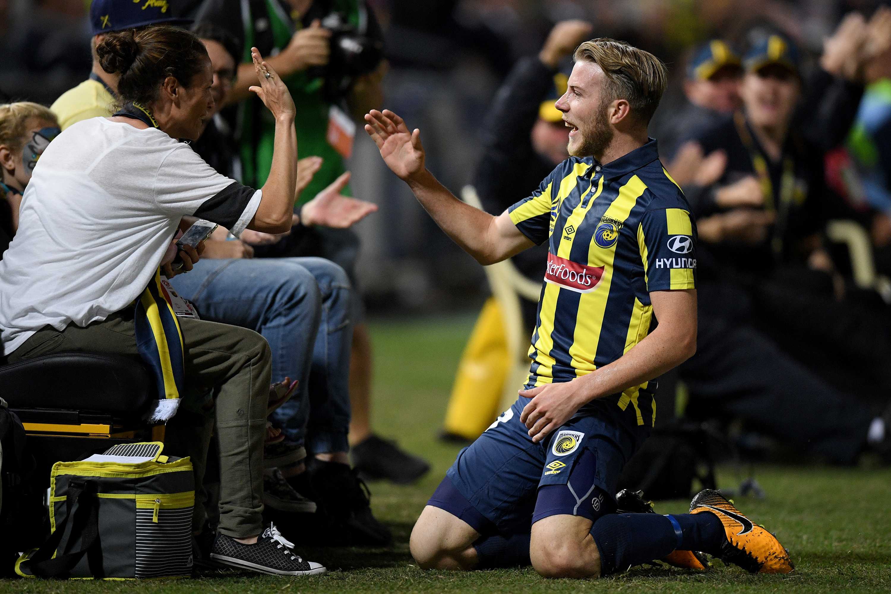 Central Coast Mariners beat Sydney FC 2-0 in Gosford to earn a first ...