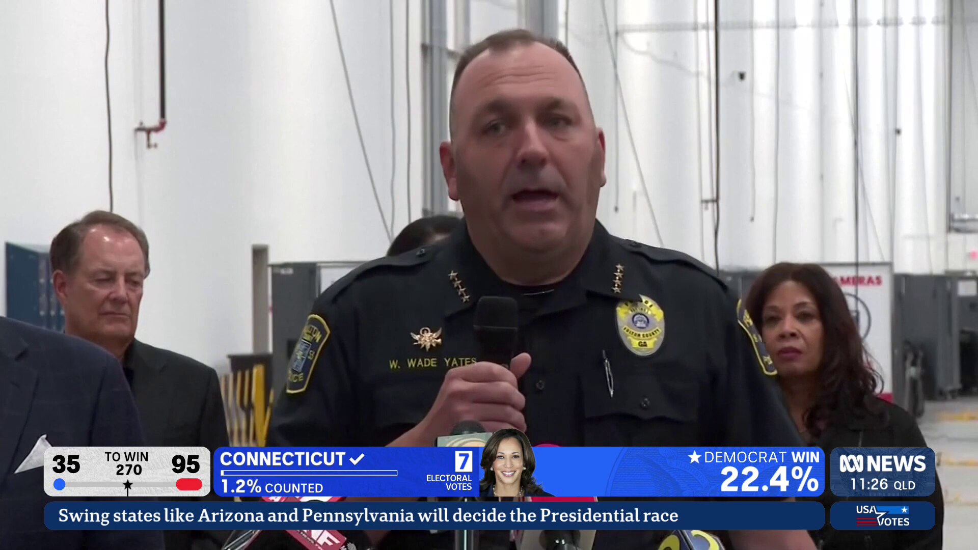 Polling extended at Georgia booths due to bomb threats - ABC News