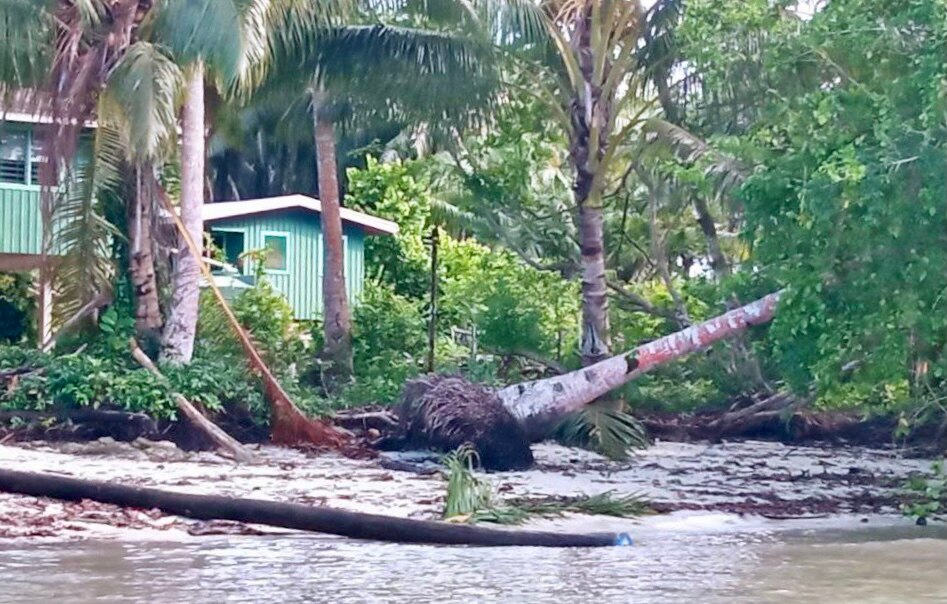 The first community in the Pacific re-located amid disaster fear - ABC ...