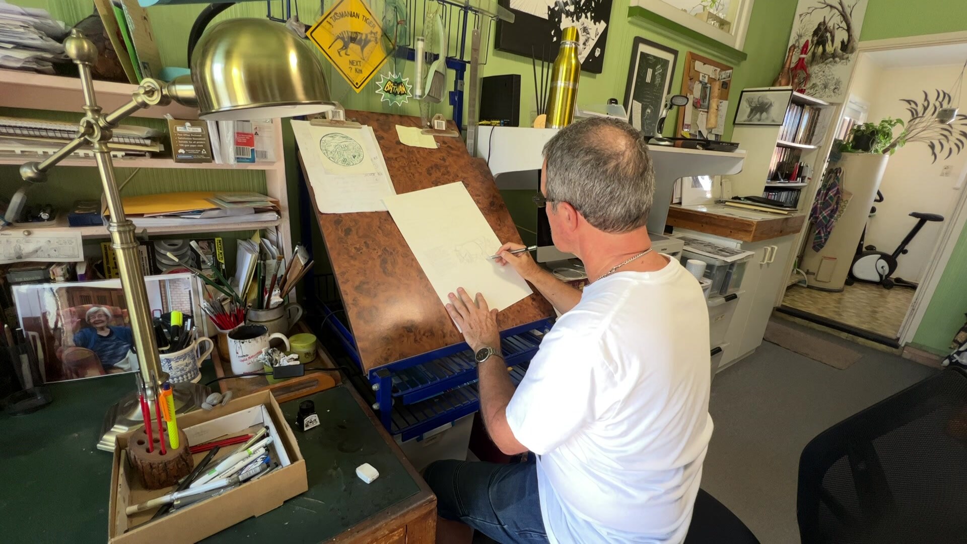 Comic book illustrator Shane Foley brings The Phantom to life from ...