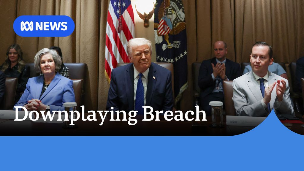 Trump downplays national security group chat breach - ABC News