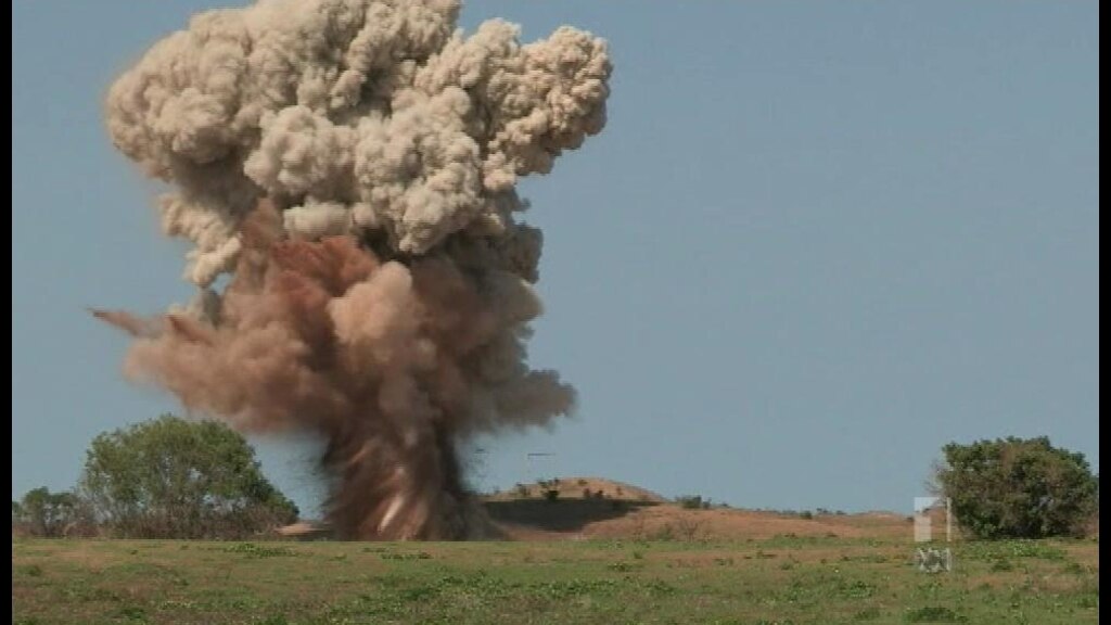 Bombed islands cleaned up - ABC News