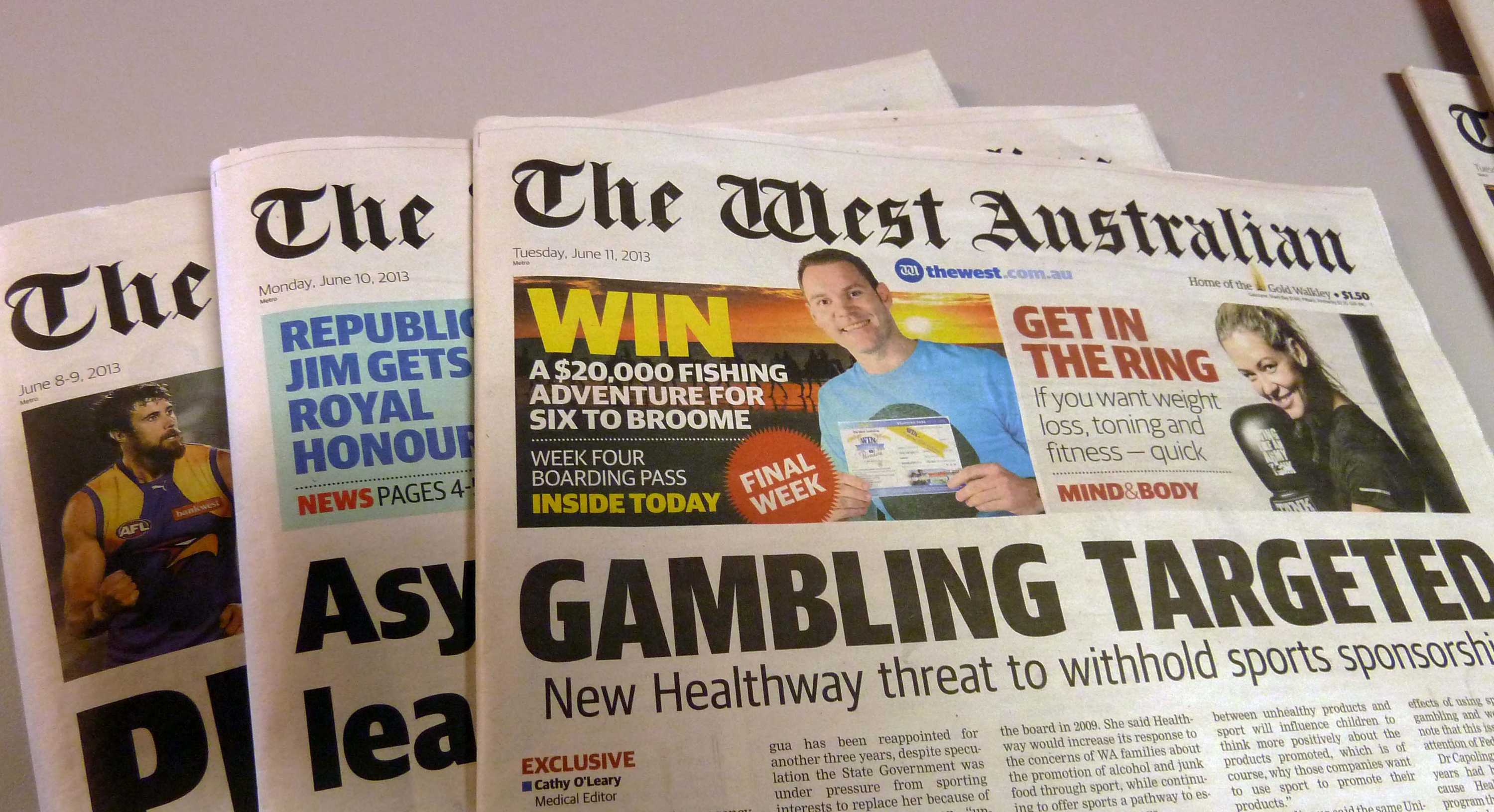 Western Australian Newspapers set to cut 100 jobs through redundancies ...