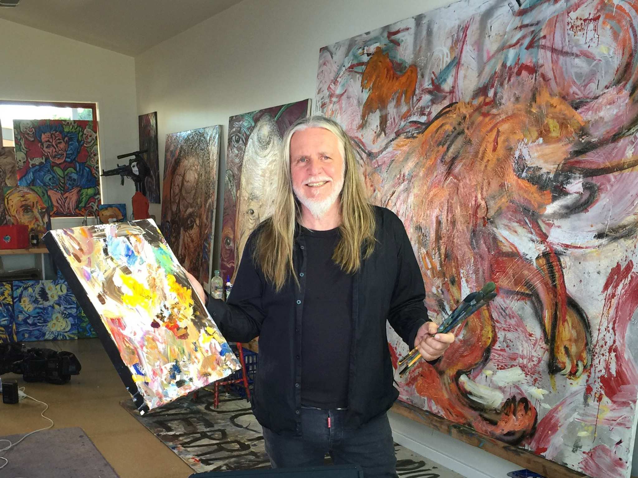 Artist George Gittoes on war, death and a visit from the Taliban - ABC News