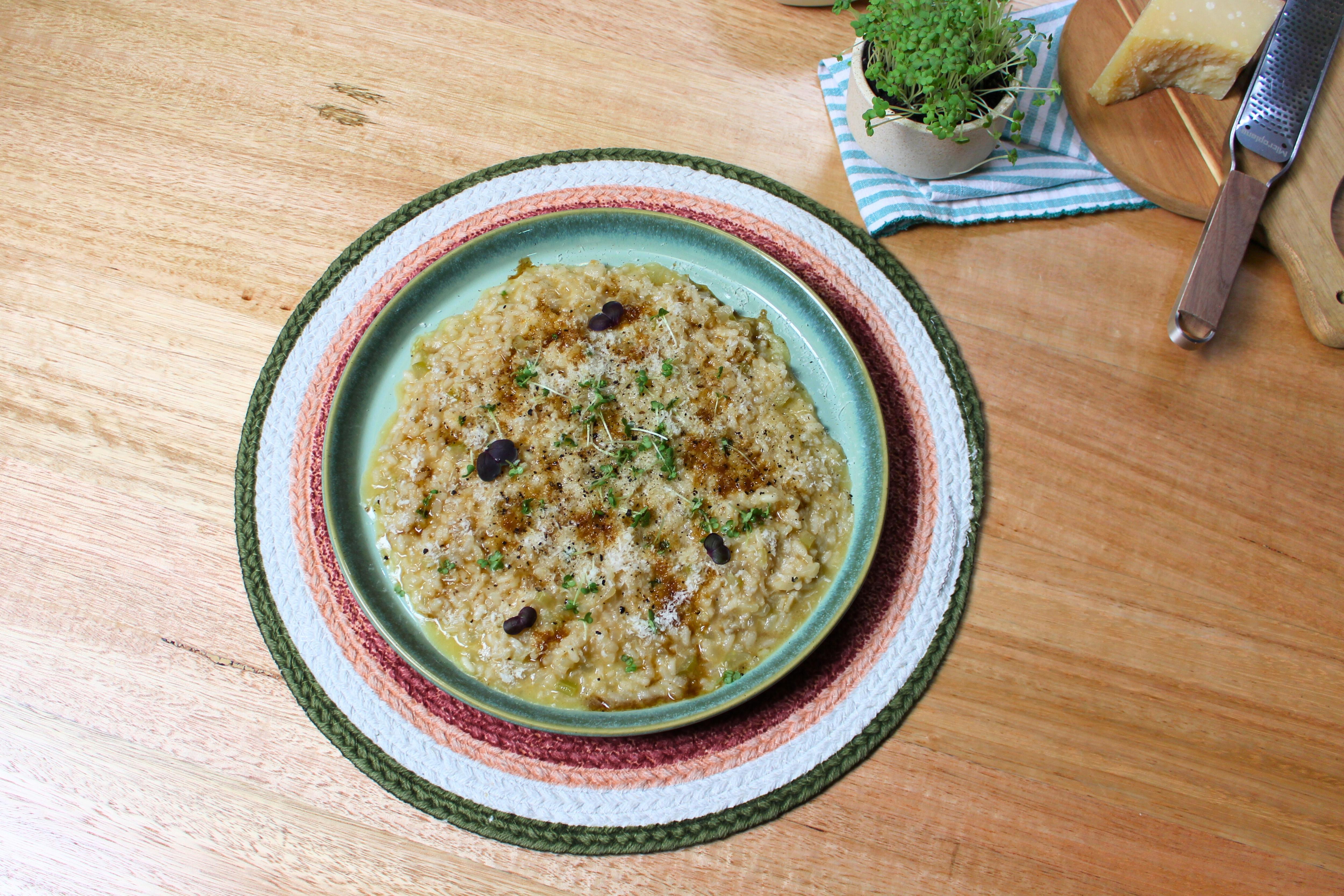 A creamy parmesan risotto finished with aged balsamic - ABC News