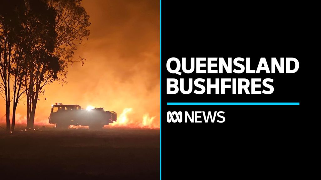 Hundreds evacuated as more than 60 bushfires burn across Queensland ...