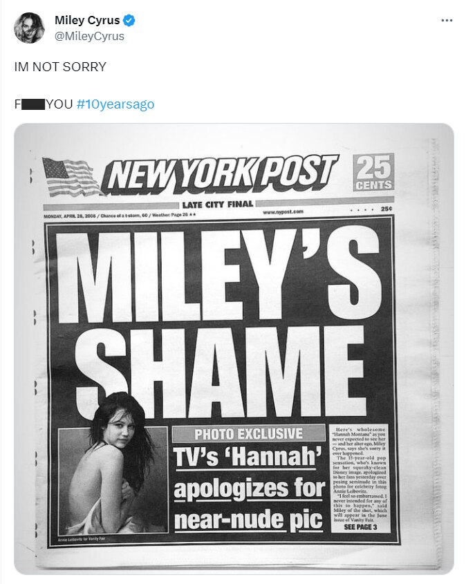 Miley Cyrus 'didn't make a dime' from her Bangerz tour, blesses Sinéad ...