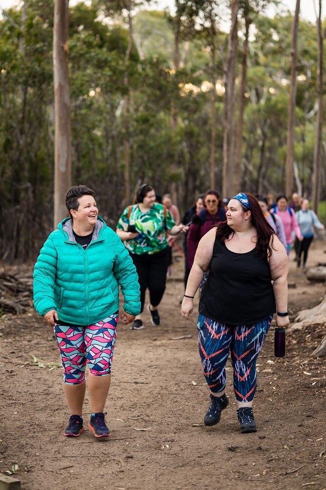 These hikers of all shapes and sizes want to make exercising in public ...