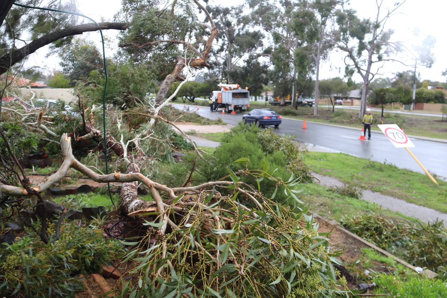Weather warning: Suspected tornado hits Perth's north as storm sweeps ...