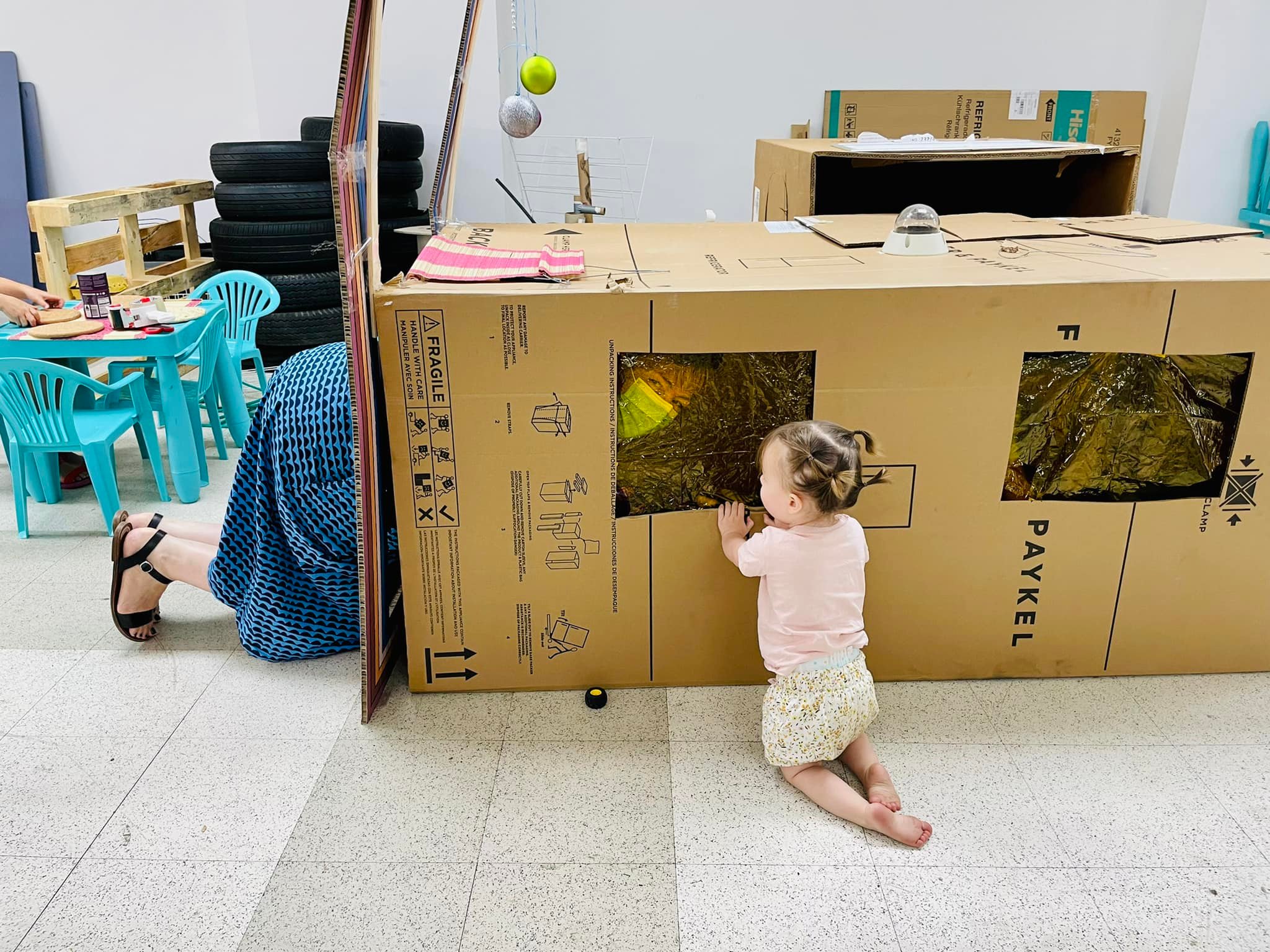 'Loose parts' playground adapts found objects to make a place for kids ...
