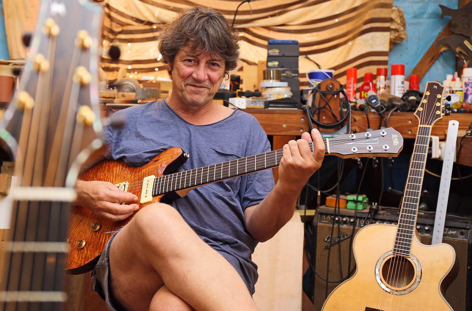 Jim Mills keeps traditional guitar-making techniques alive with ...