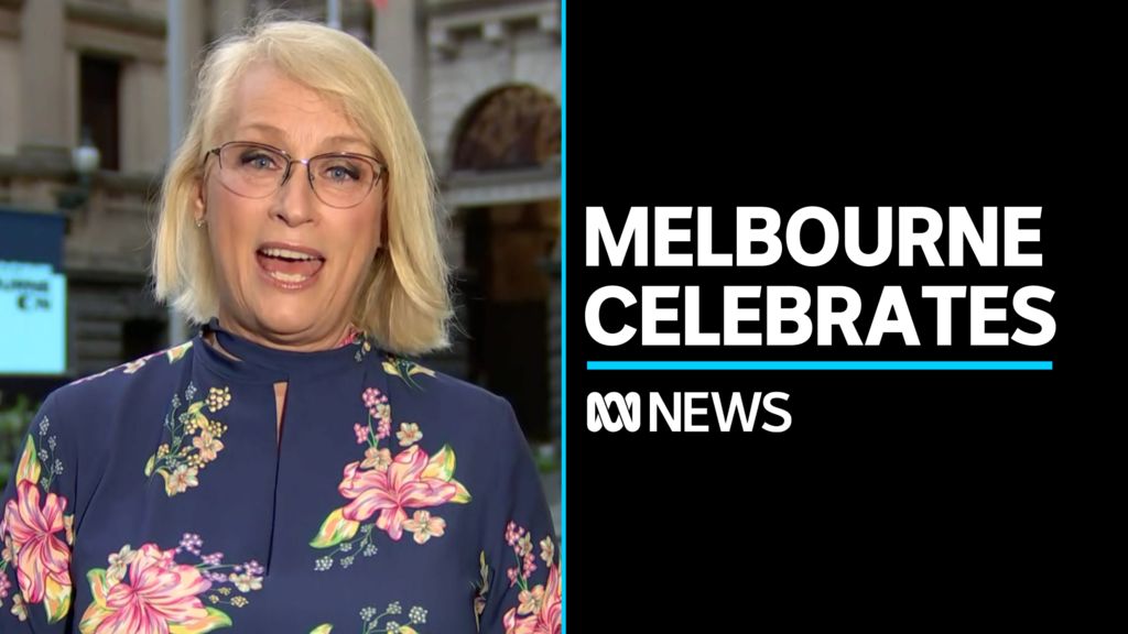Melbourne Lord Mayor Sally Capp celebrates Melbourne open - ABC News