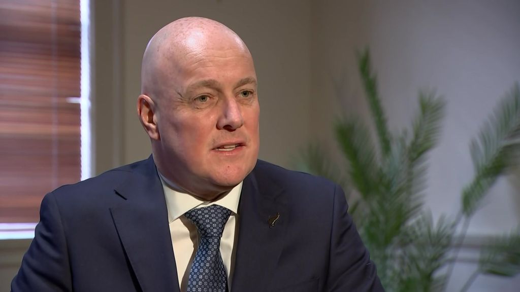 New Zealand's Opposition leader Christopher Luxon discusses the ...