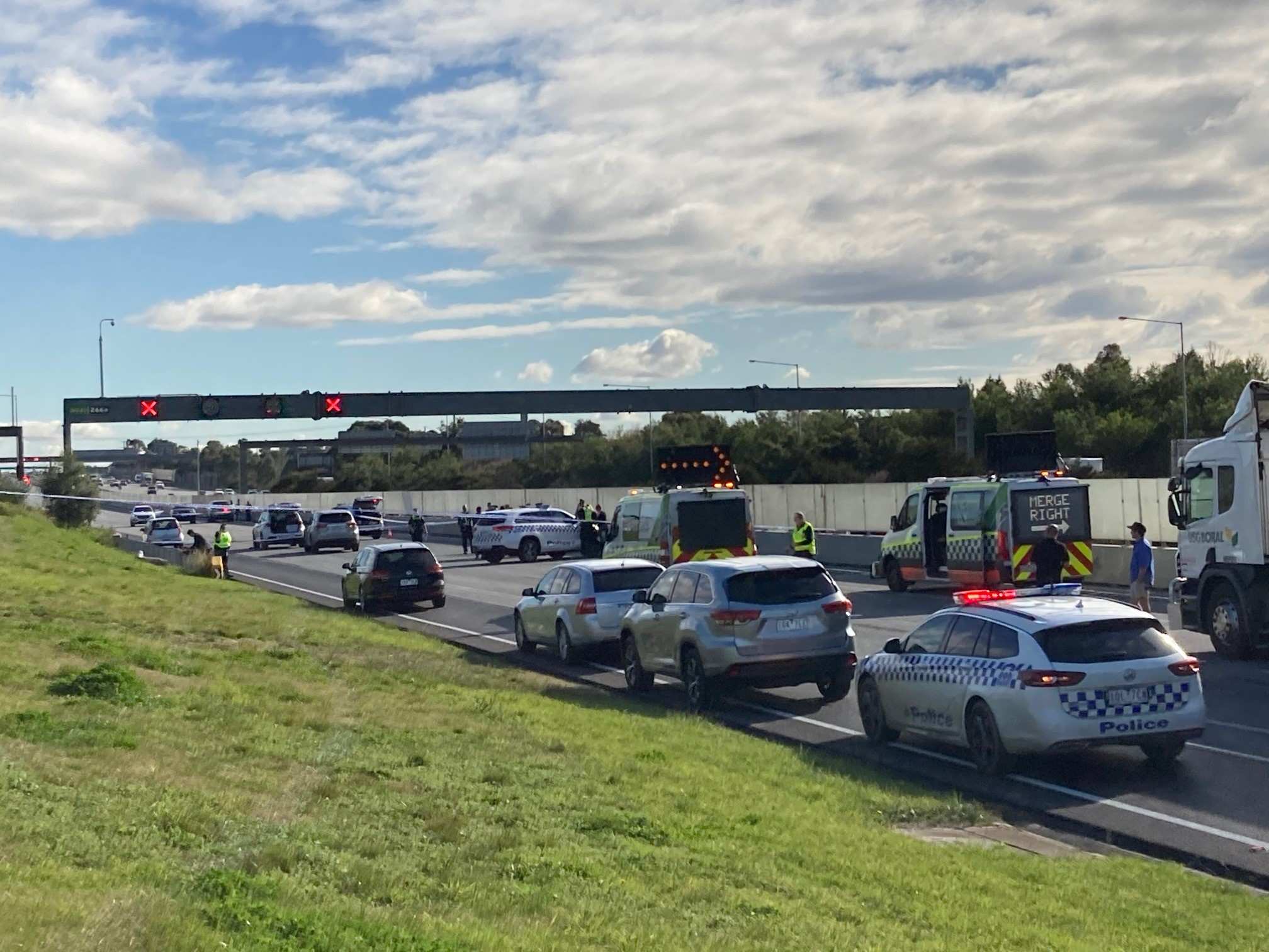 Man shot dead on Monash Freeway was moving towards officers with a ...