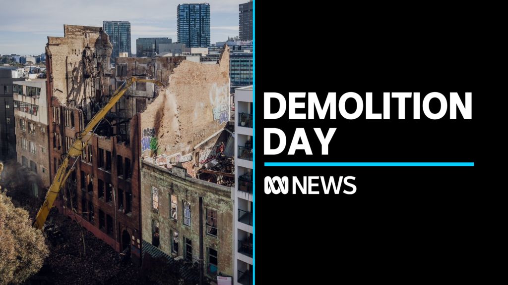 Demolition underway at historic Sydney building destroyed by fire - ABC ...