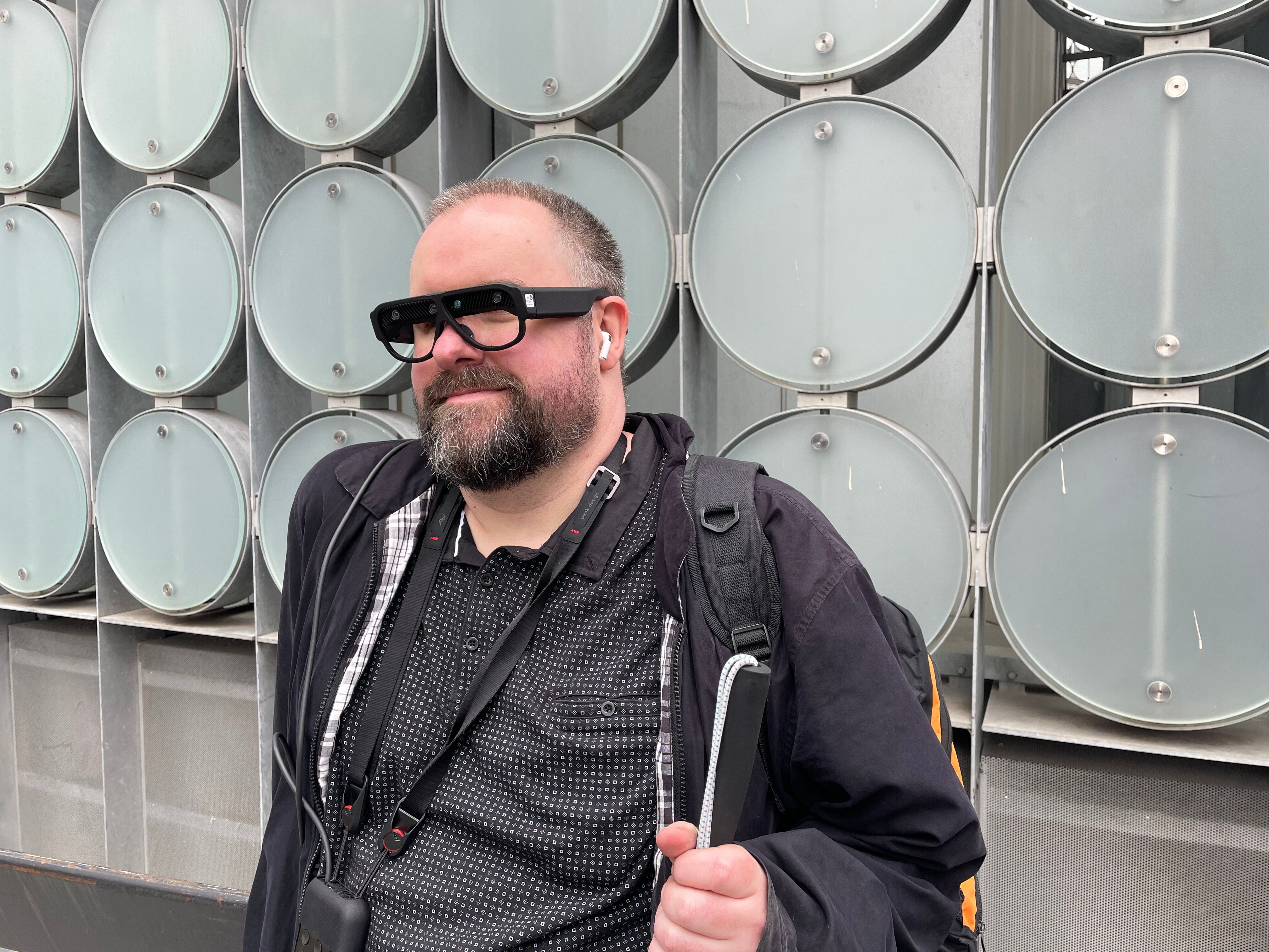 John lost all his limbs four years ago. Bionic devices allowed him to ...