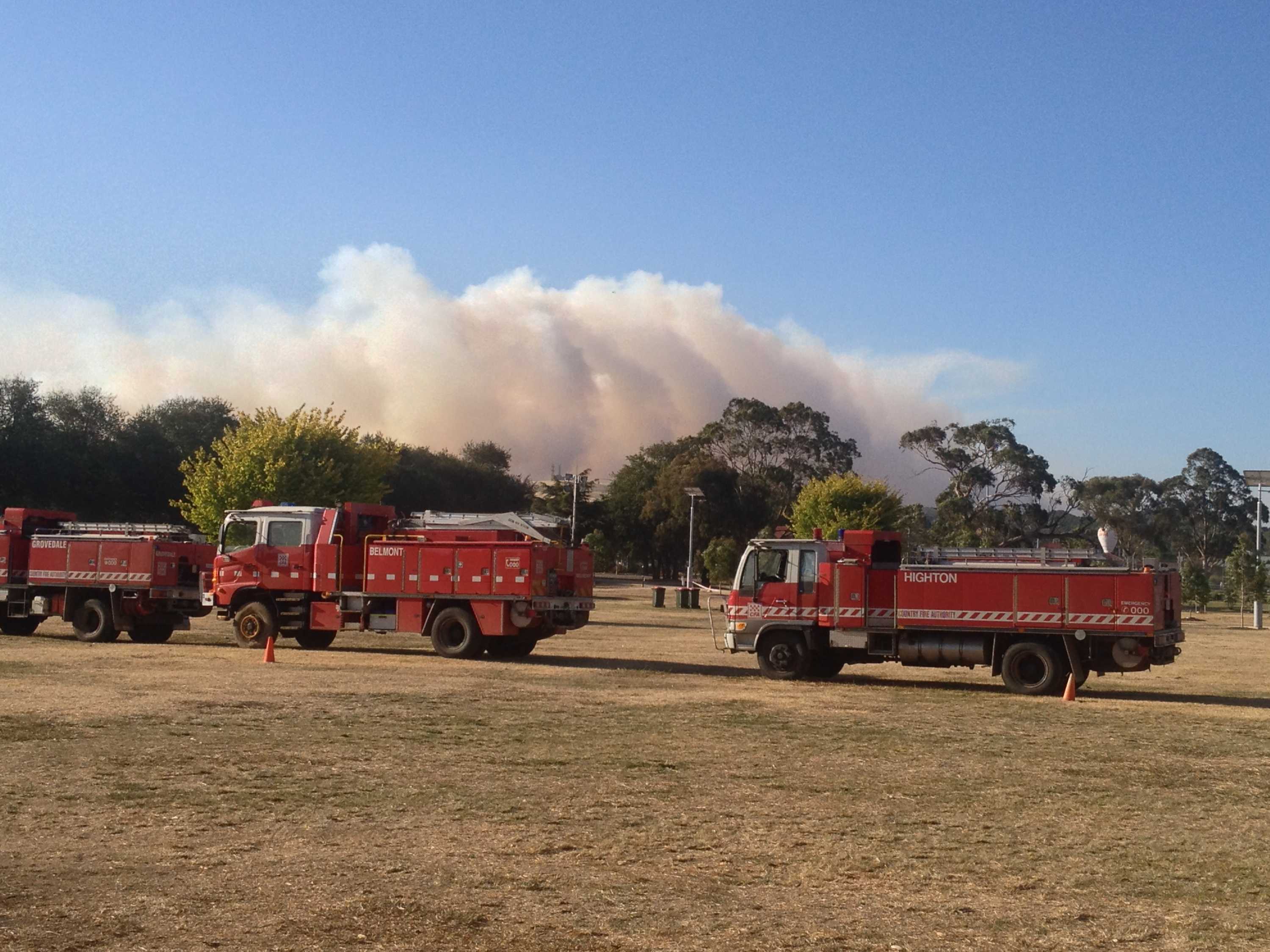 A day on the fire line for an ABC television news crew - ABC News