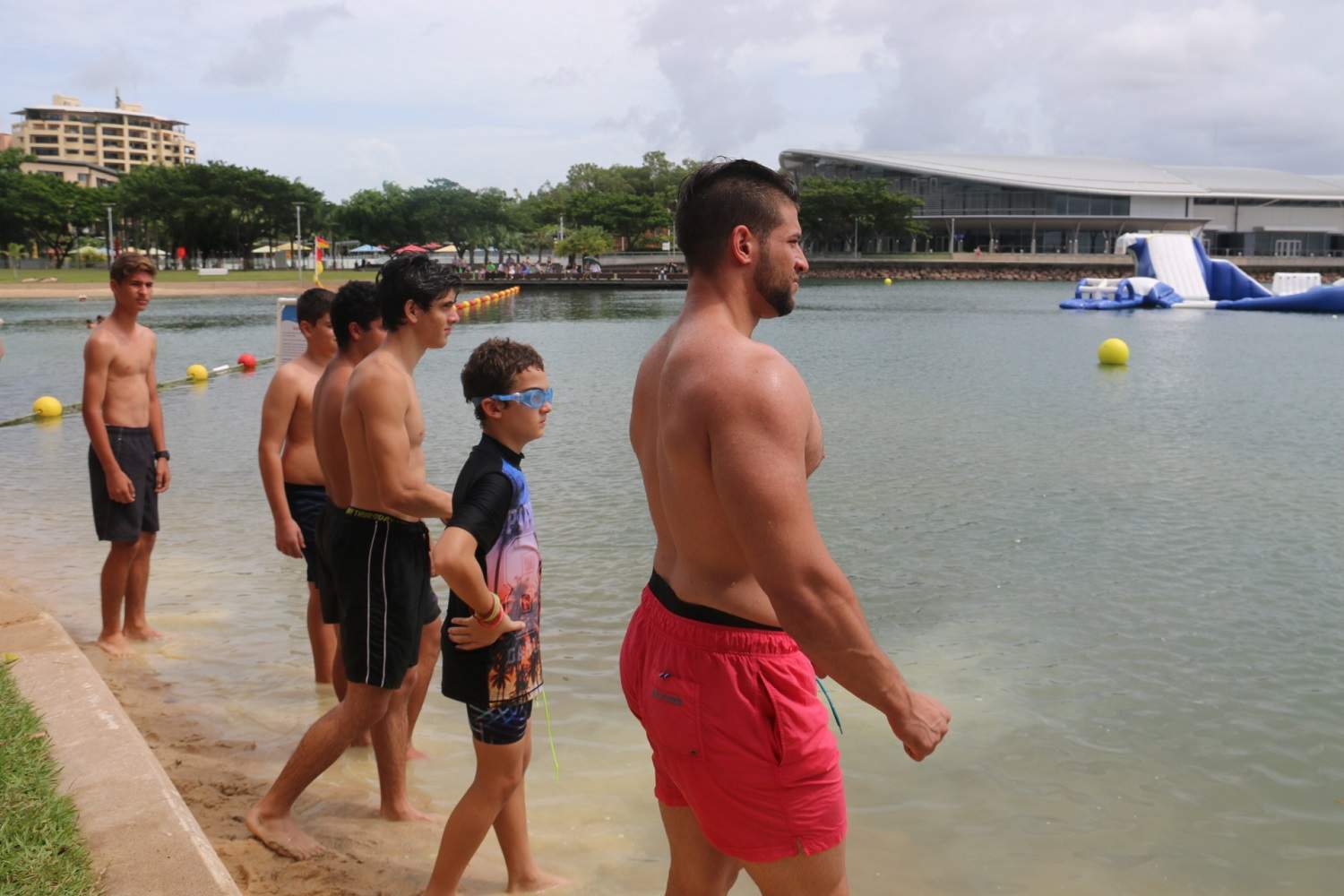 Darwin Greek Orthodox swimmers compete in Blessing of the Waters - ABC News